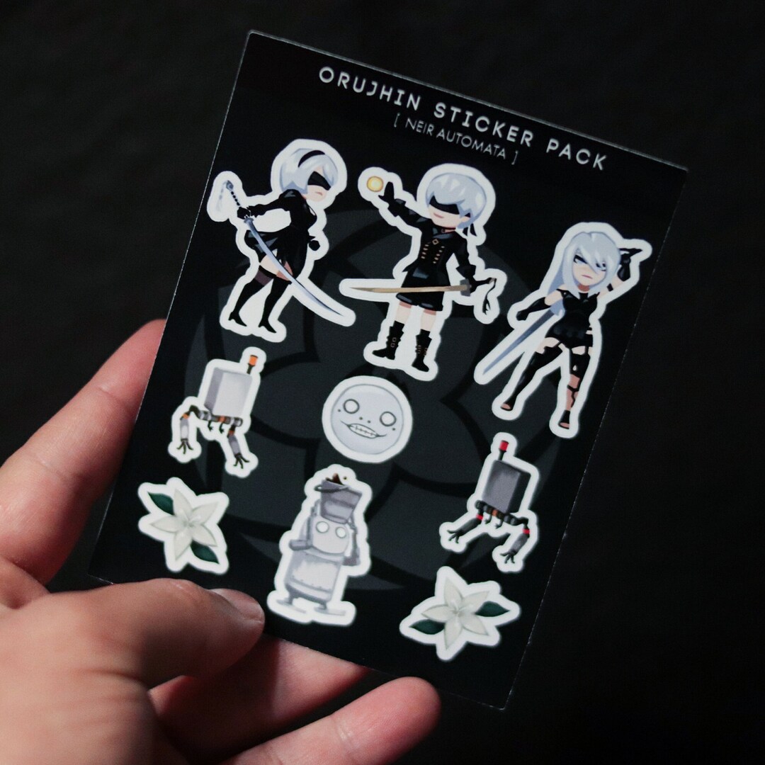 Nier Automata Vinyl Sticker Sheet - Etsy