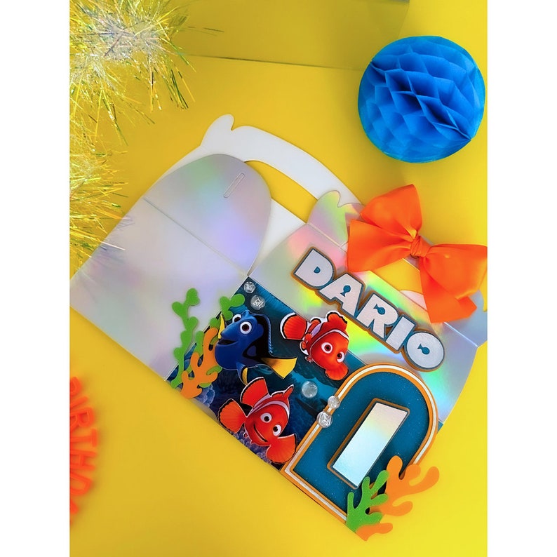 Finding Nemo Inspired Favor Boxes, Finding Nemo Party Favors, Nemo and ...