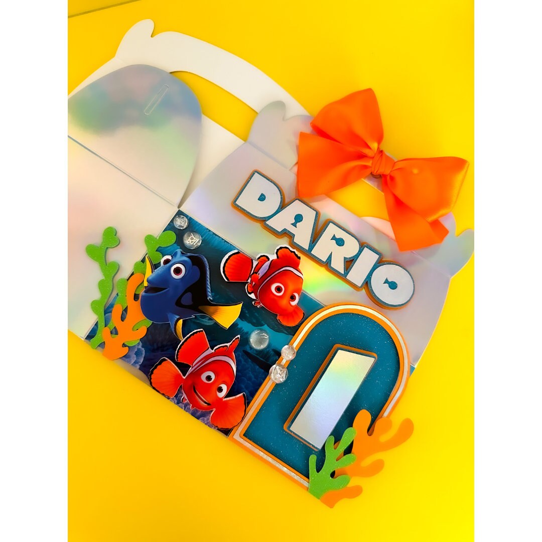 Finding Nemo Inspired Favor Boxes, Finding Nemo Party Favors, Nemo and ...
