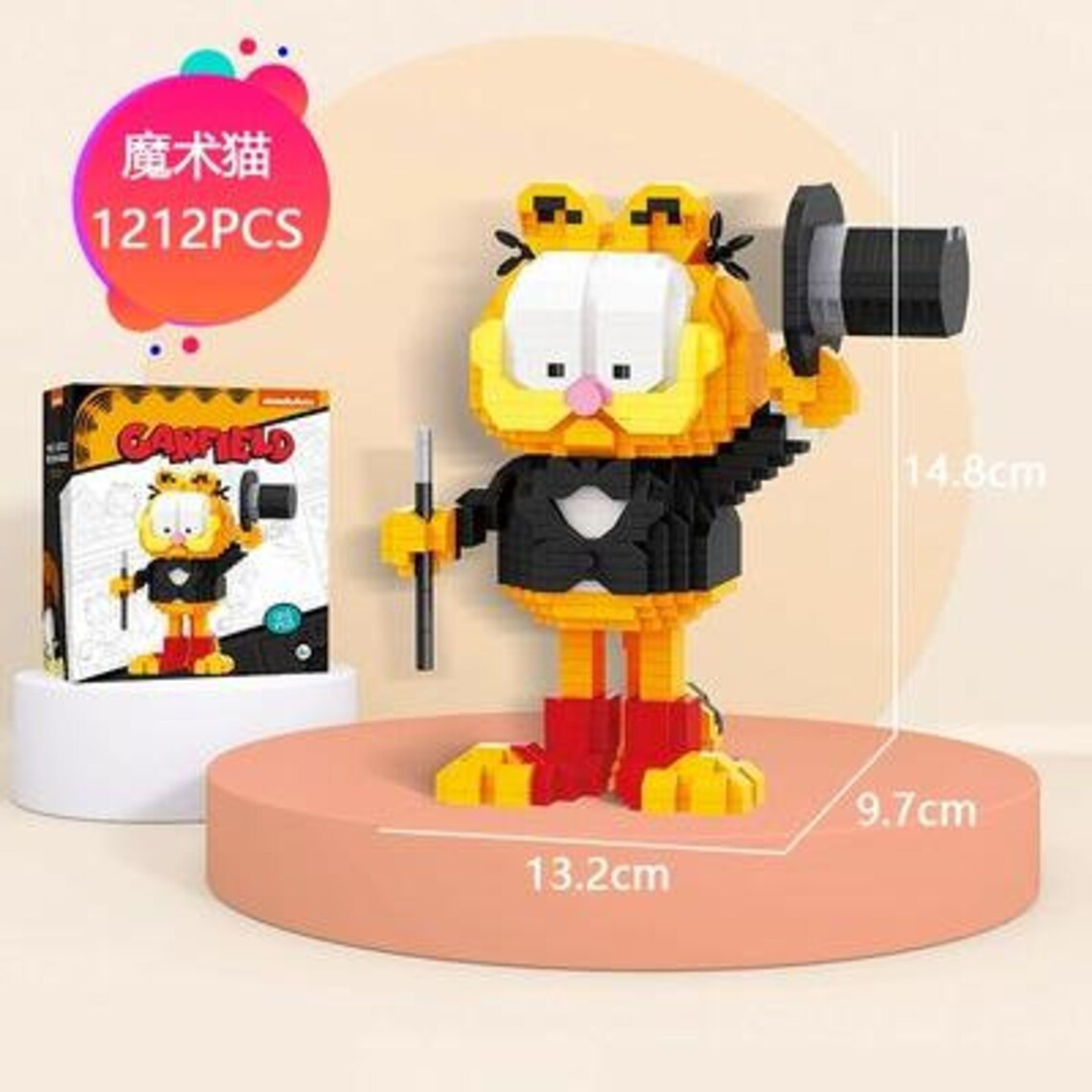 Garfield Cartoon Characters Building Mini Brick Blocks Girls - Etsy