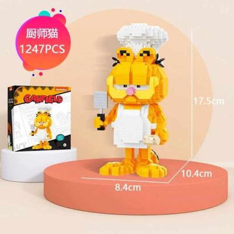 Garfield Cartoon Characters Building Mini Brick Blocks Girls - Etsy