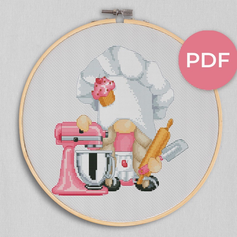 Cross Stitch Baking - Etsy