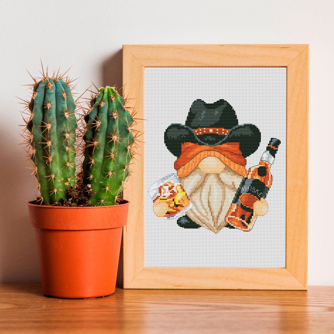 Cowboy, Cross Stitch Pattern, Western Cross Stitch, Texas Cross Stitch ...