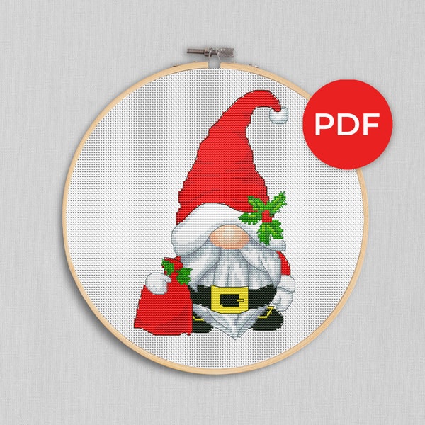 Santa Cross Stitch - Etsy
