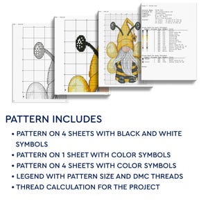 BBQ Gnome Cross Stitch Pattern: Modern Kitchen Decor (digital Download ...