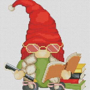 Writer, Cross Stitch, Gnomes Cross Stitch, Counted Cross Stitch - Etsy