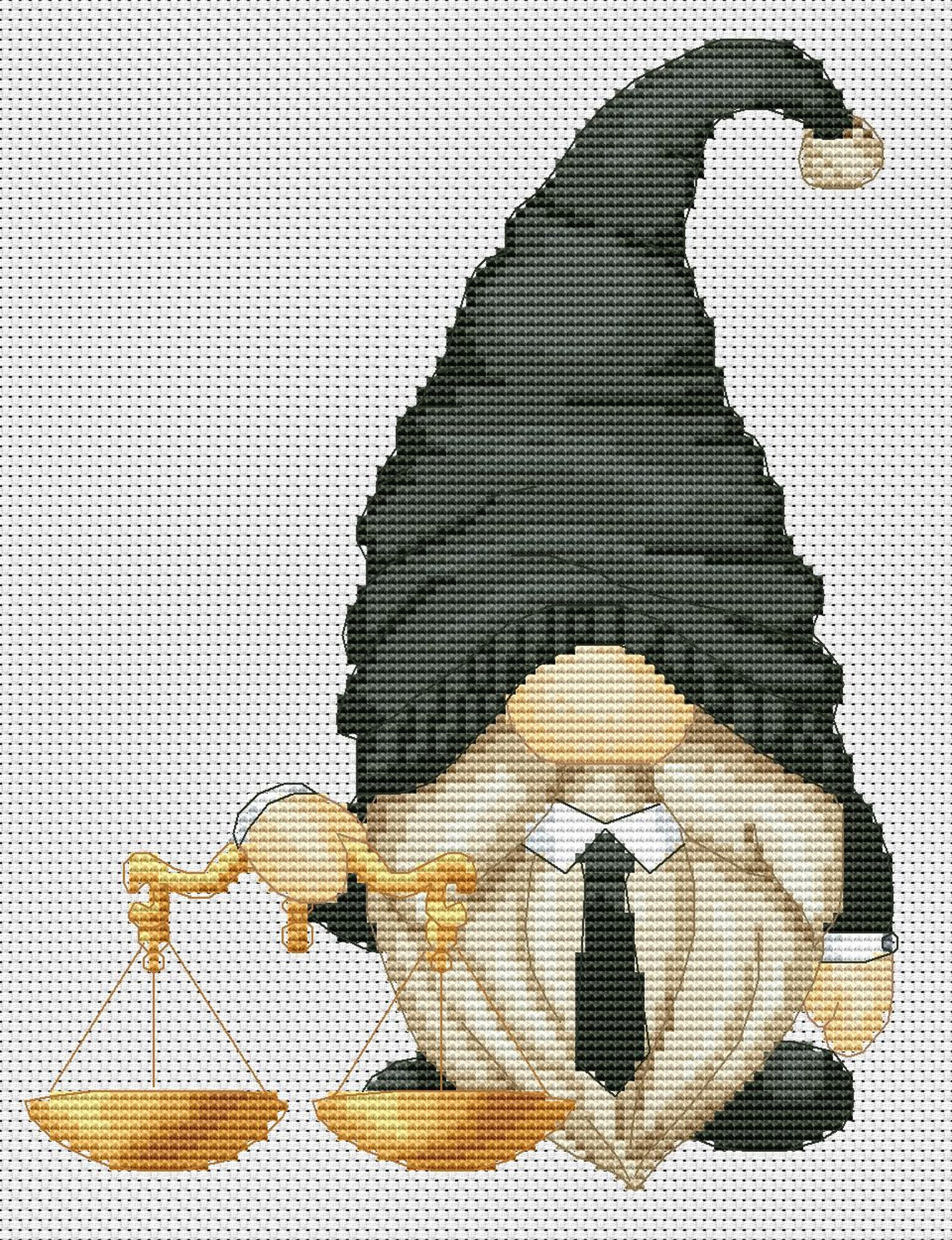 Lawyer Cross Stitch Pattern Justice Cross Stitch - Etsy
