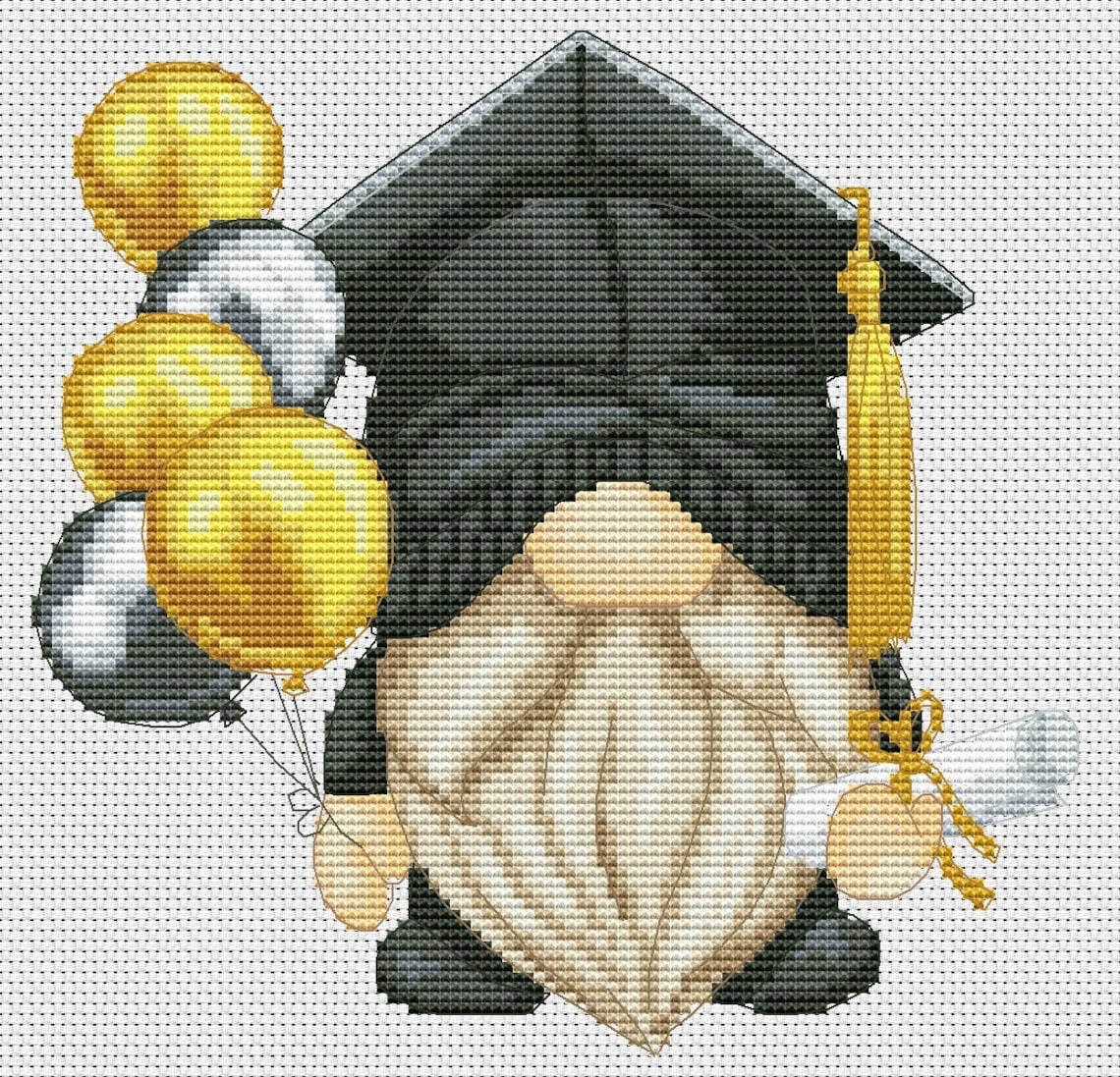 Graduate Cross Stitch Pattern Graduation Cross Stitch Class - Etsy