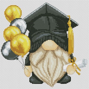 Graduate, Cross Stitch Pattern, Graduation Cross Stitch, Class 2023 ...