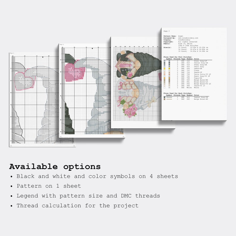 Personalized Wedding Cross Stitch Pattern – Custom Gnome Couple Design ...