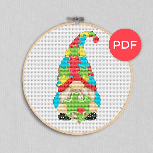 Autism Cross Stitch - Etsy