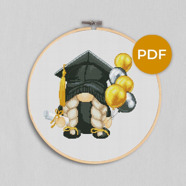 Graduation Girl Cross Stitch - Etsy