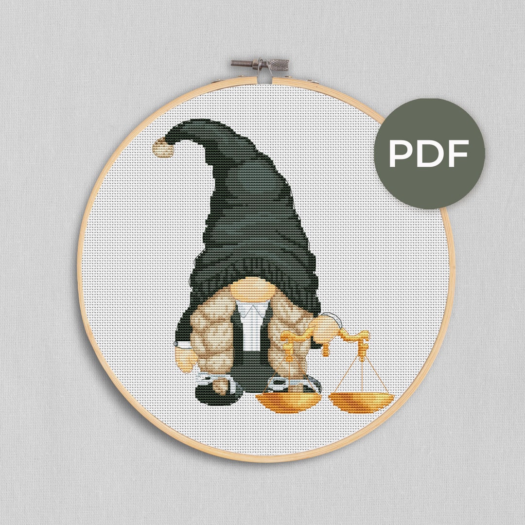 Justice Cross Stitch, Cross Stitch Pattern, Gift for a Lawyer - Etsy