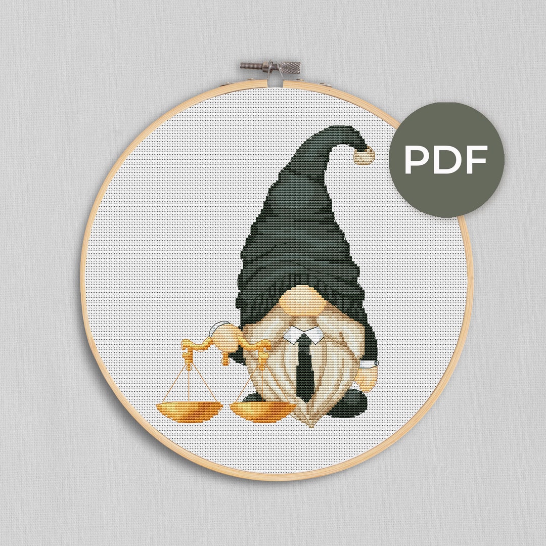 Lawyer , Cross Stitch Pattern, Justice Cross Stitch - Etsy