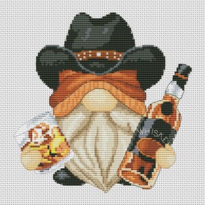 Cowboy, Cross Stitch Pattern, Western Cross Stitch, Texas Cross Stitch ...