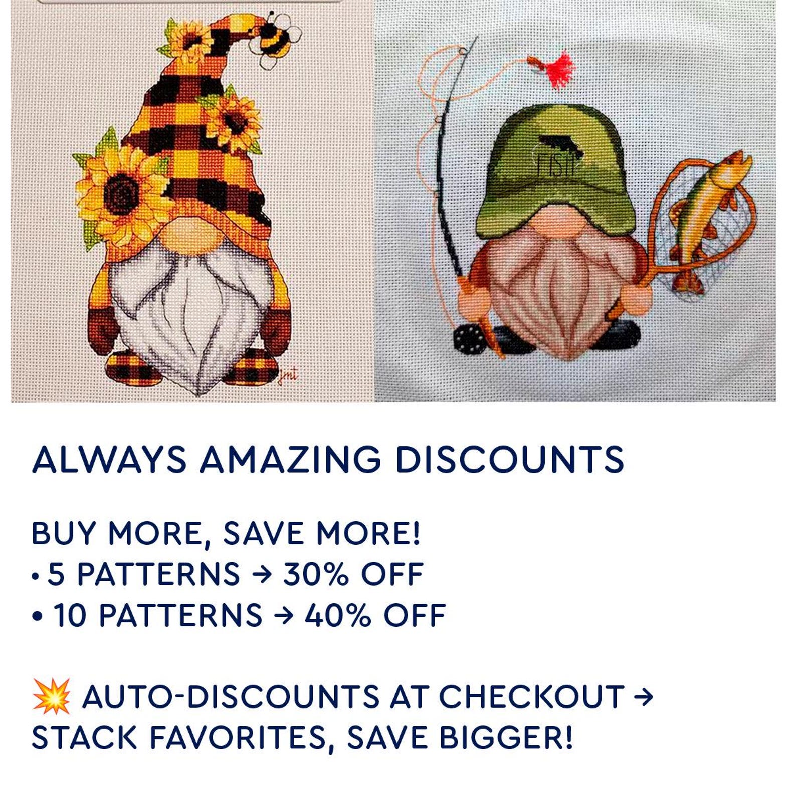 BBQ Gnome Cross Stitch Pattern: Modern Kitchen Decor (digital Download ...