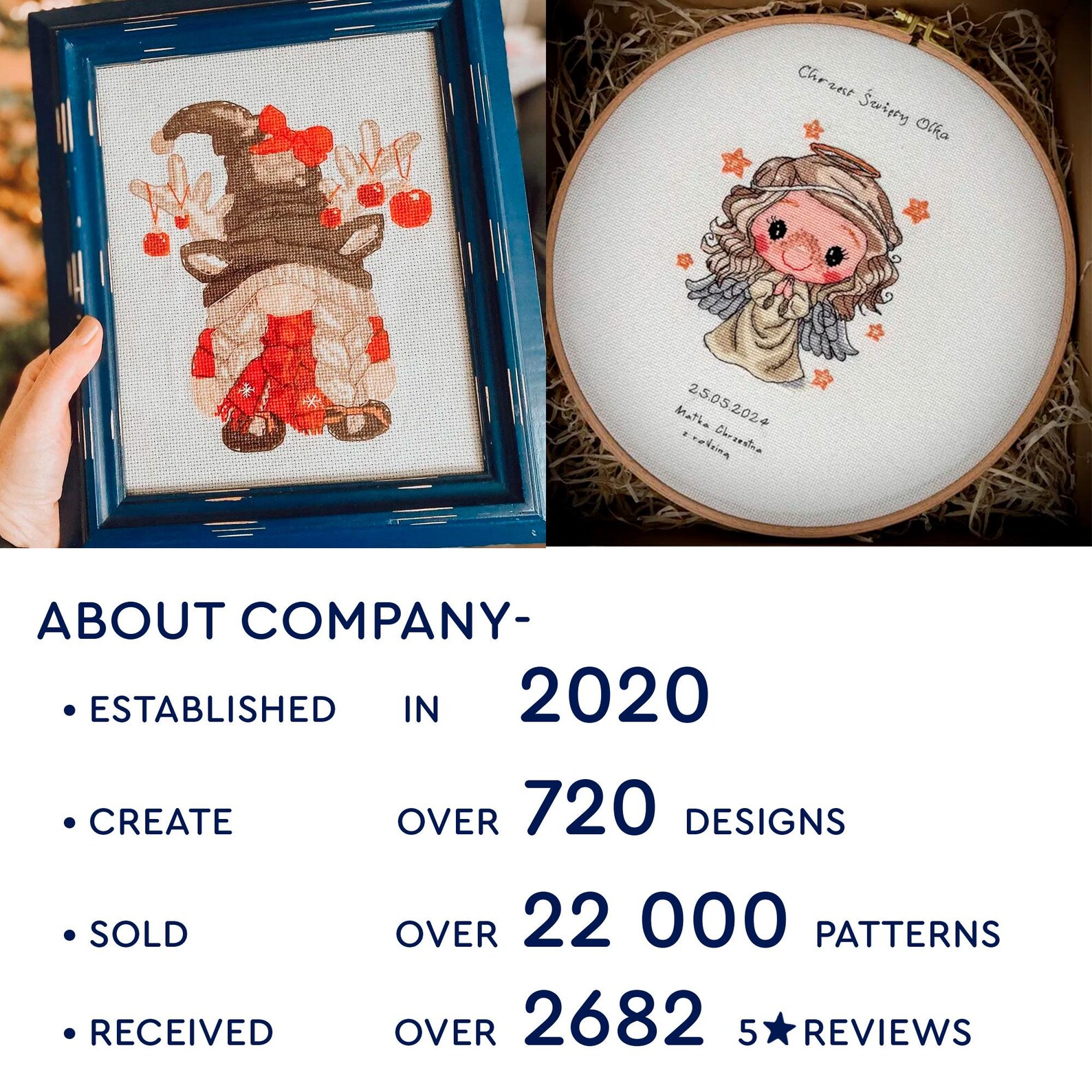 Gnomes Cross Stitch Tea Time - Etsy