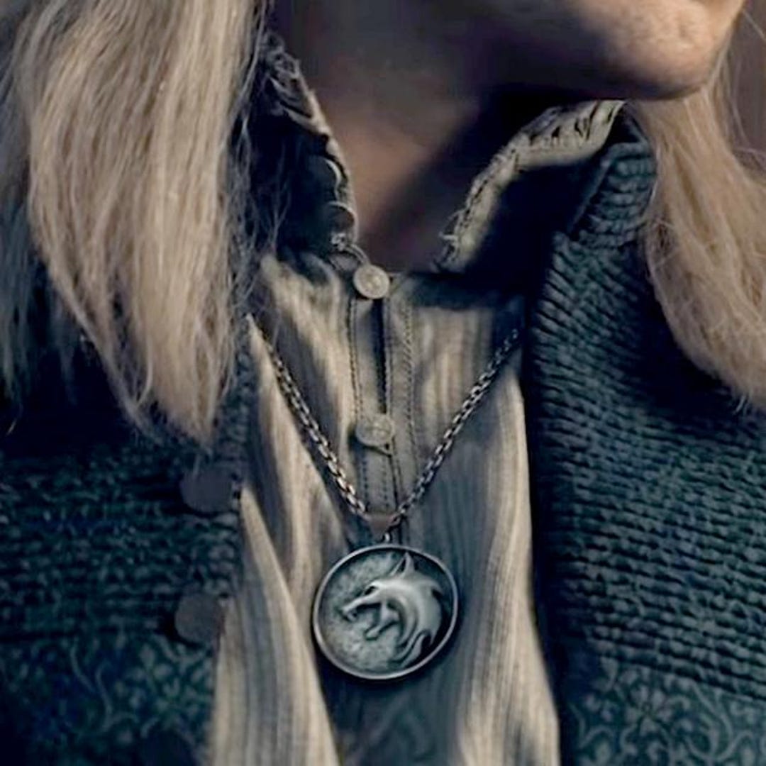 Wolf Medallion, Geralt Cosplay Witcher Costume, Wolf Head Pendant - Etsy UK