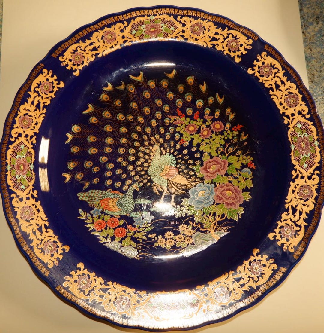 Original Taous Plate 1976 in Chinese Porcelain - Etsy