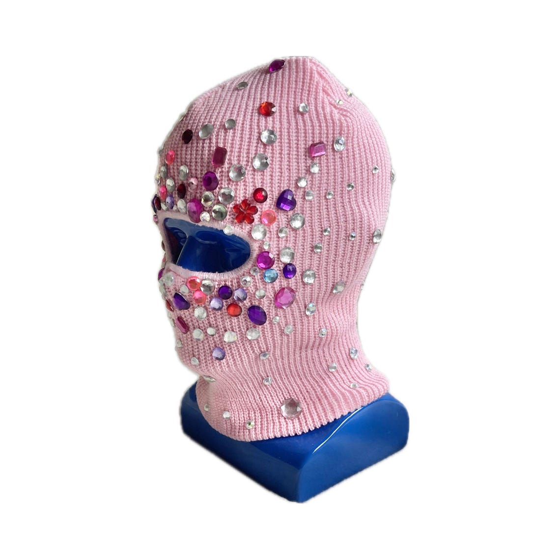 Bedazzled Baclava, Rhinestone Ski Mask, Glittered Mask, Uzi Mask ...