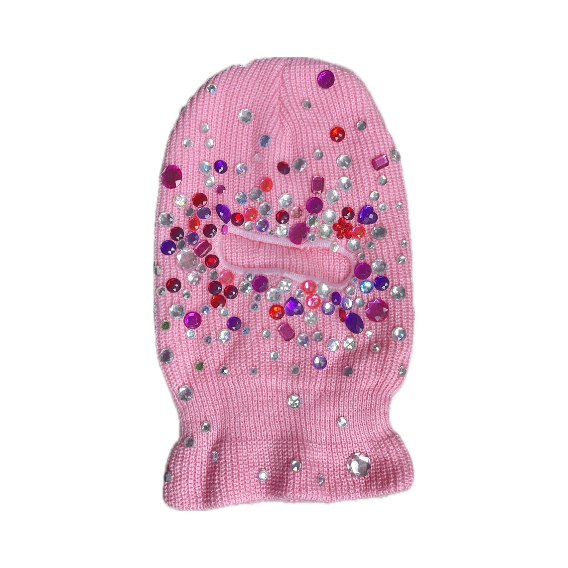 Bedazzled Baclava, Rhinestone Ski Mask, Glittered Mask, Uzi Mask ...