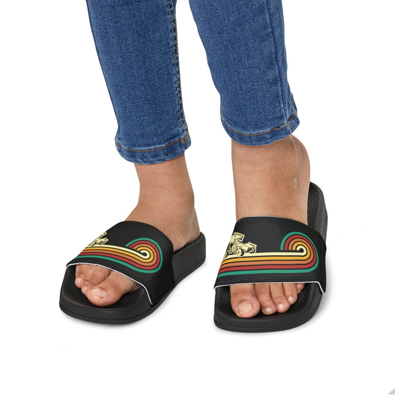 Sprint Car Racing Youth Slide Sandals Racecar Shoes Race - Etsy