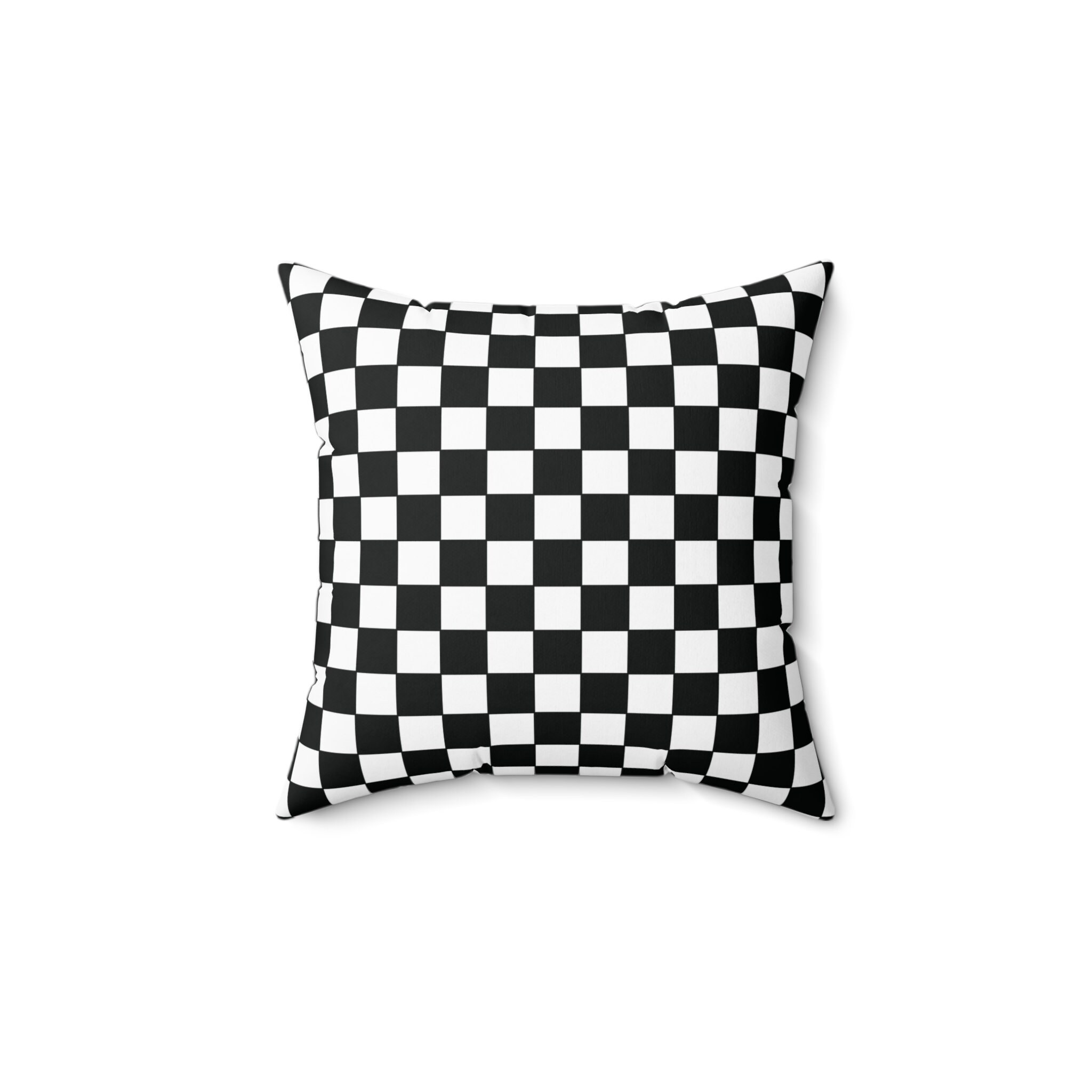 Checkered Throw Pillow, Racing Pillows, Racetrack Home Decor, Kids Room ...