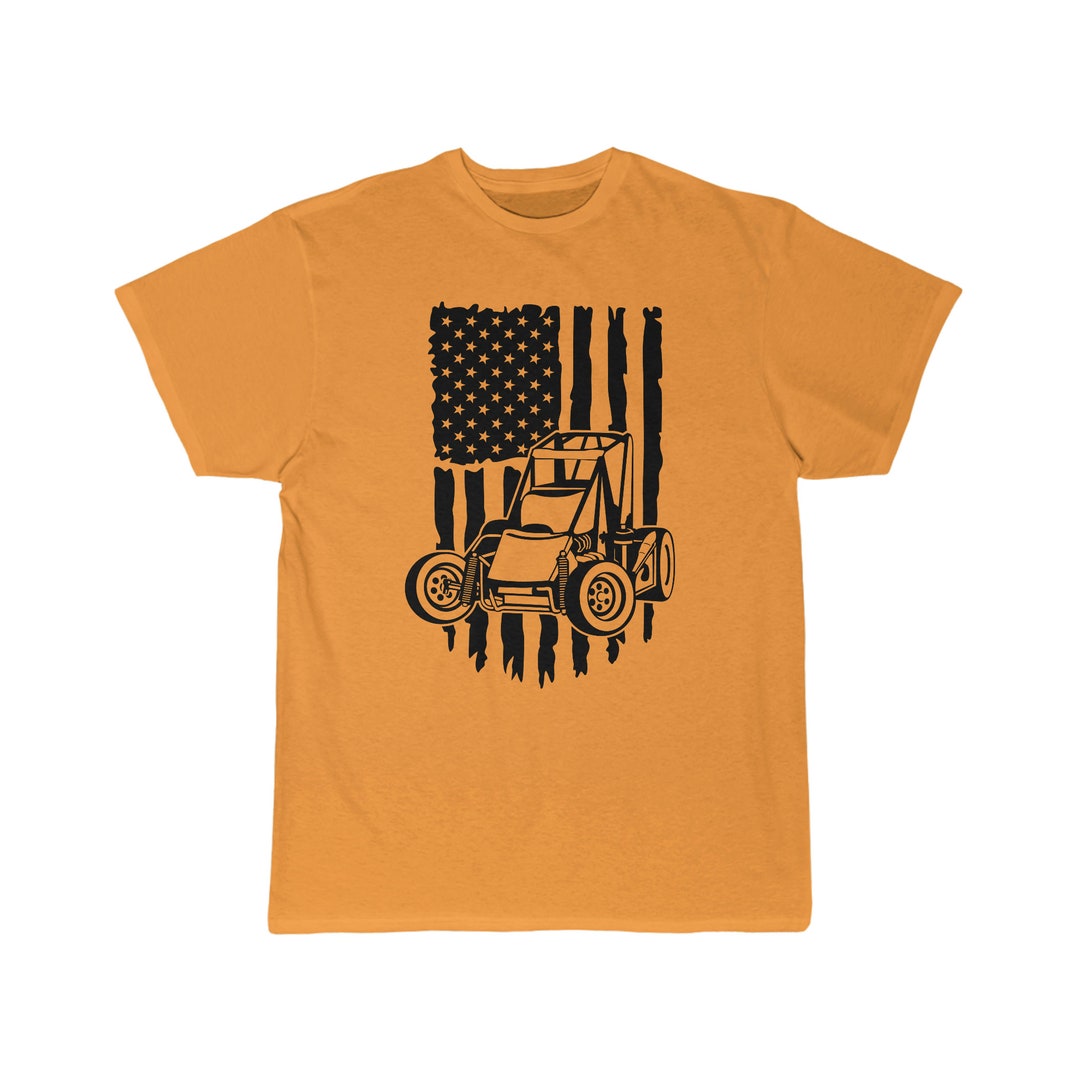 American Flag Racing Shirt, Safety Shirt, Sprint Car Shirts, Race Tee ...