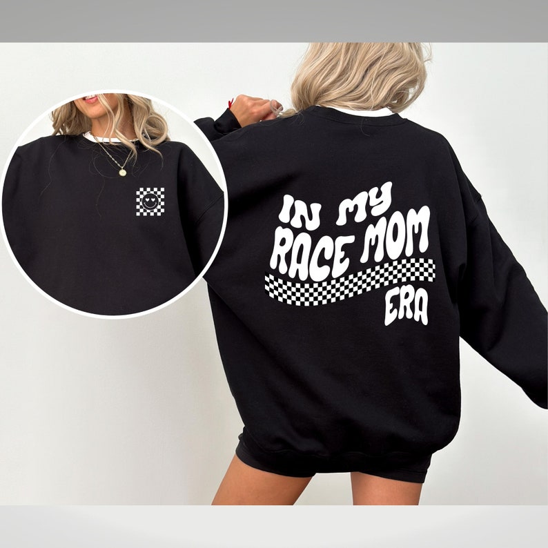 In My Race Mom Era, Racing Moms, Racecar Sweatshirt, Mama Sweatshirts ...