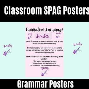 Classroom Posters SPAG Grammar Posters Teacher Posters - Etsy UK