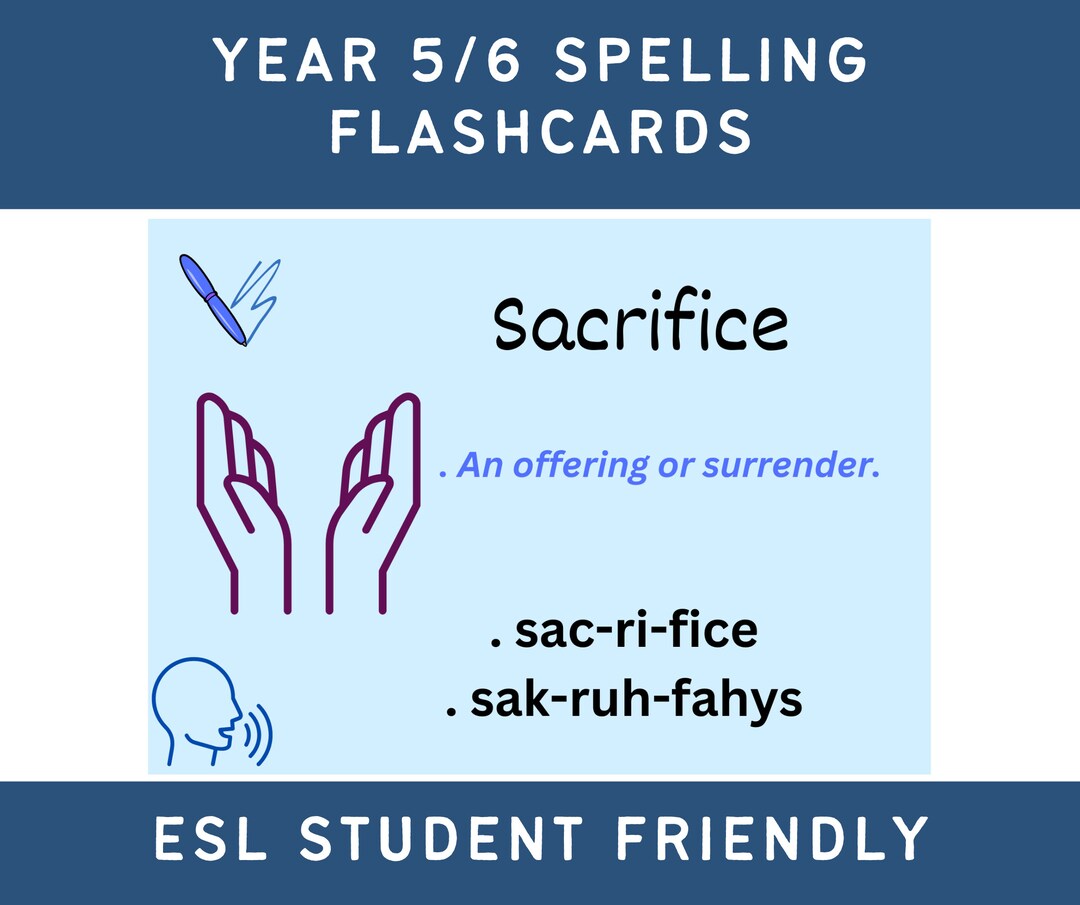 Year 5/6 Spelling Flashcards and Practice Bookmark Cards - Etsy