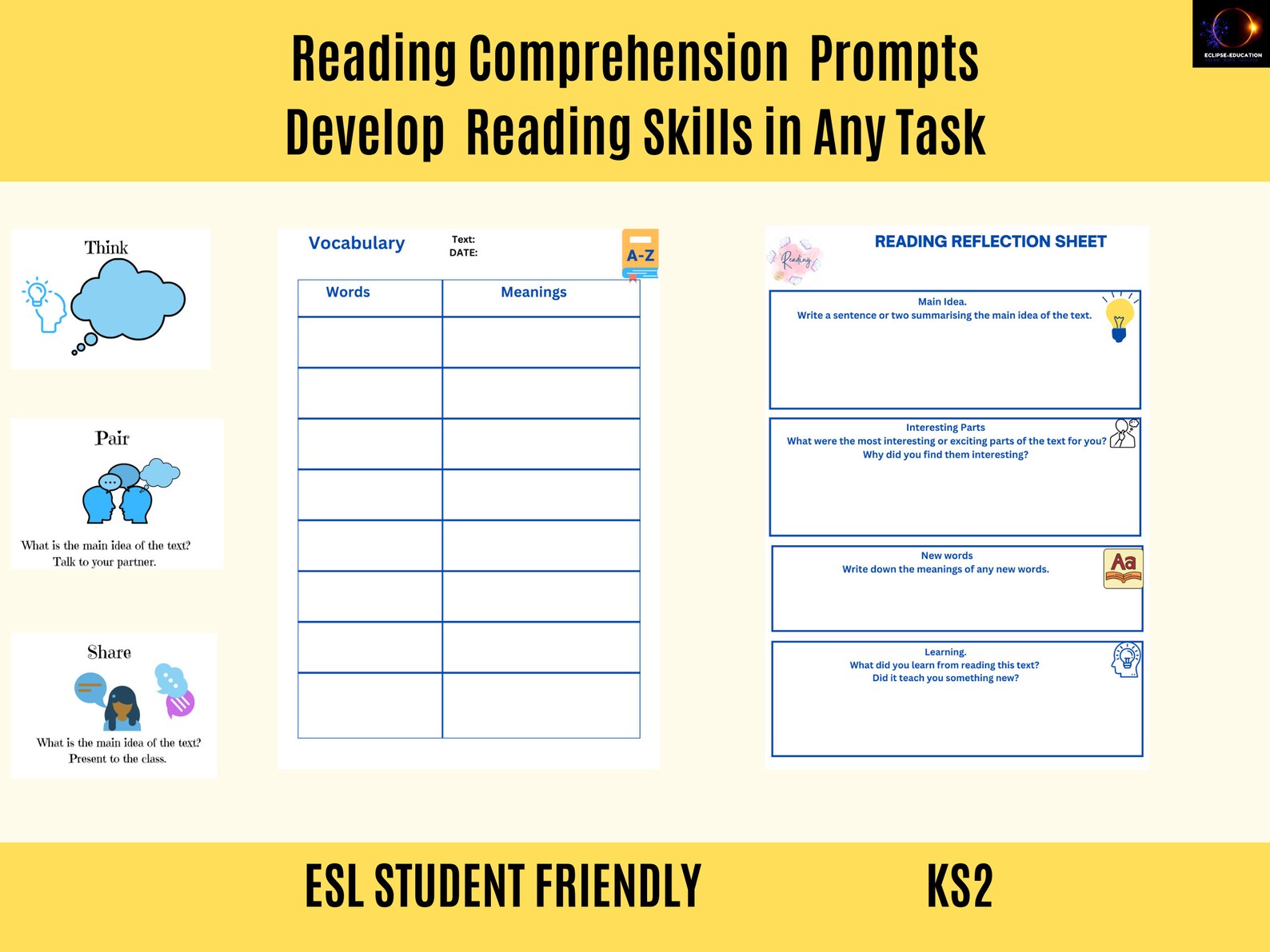 Comprehension Toolkit: Versatile Prompts and Activities for Enhancing ...