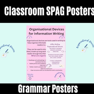 Classroom Posters SPAG Grammar Posters Teacher Posters - Etsy UK