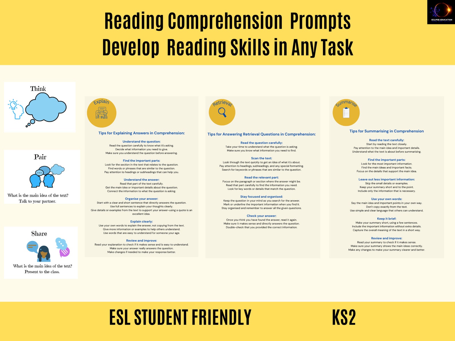 Comprehension Toolkit: Versatile Prompts and Activities for Enhancing ...