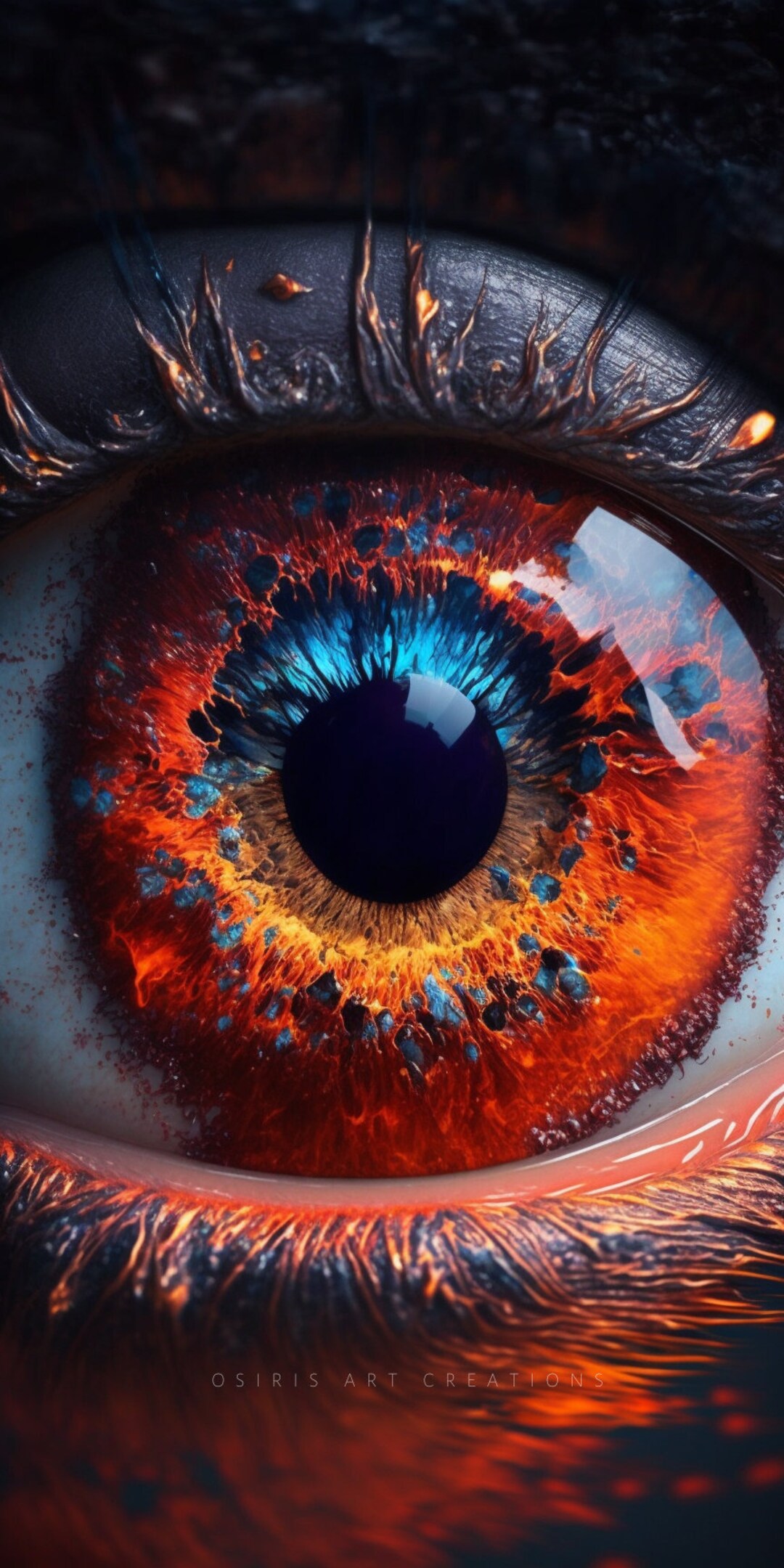 Close-up Eye Digital Art Printable Art Instant Download - Etsy