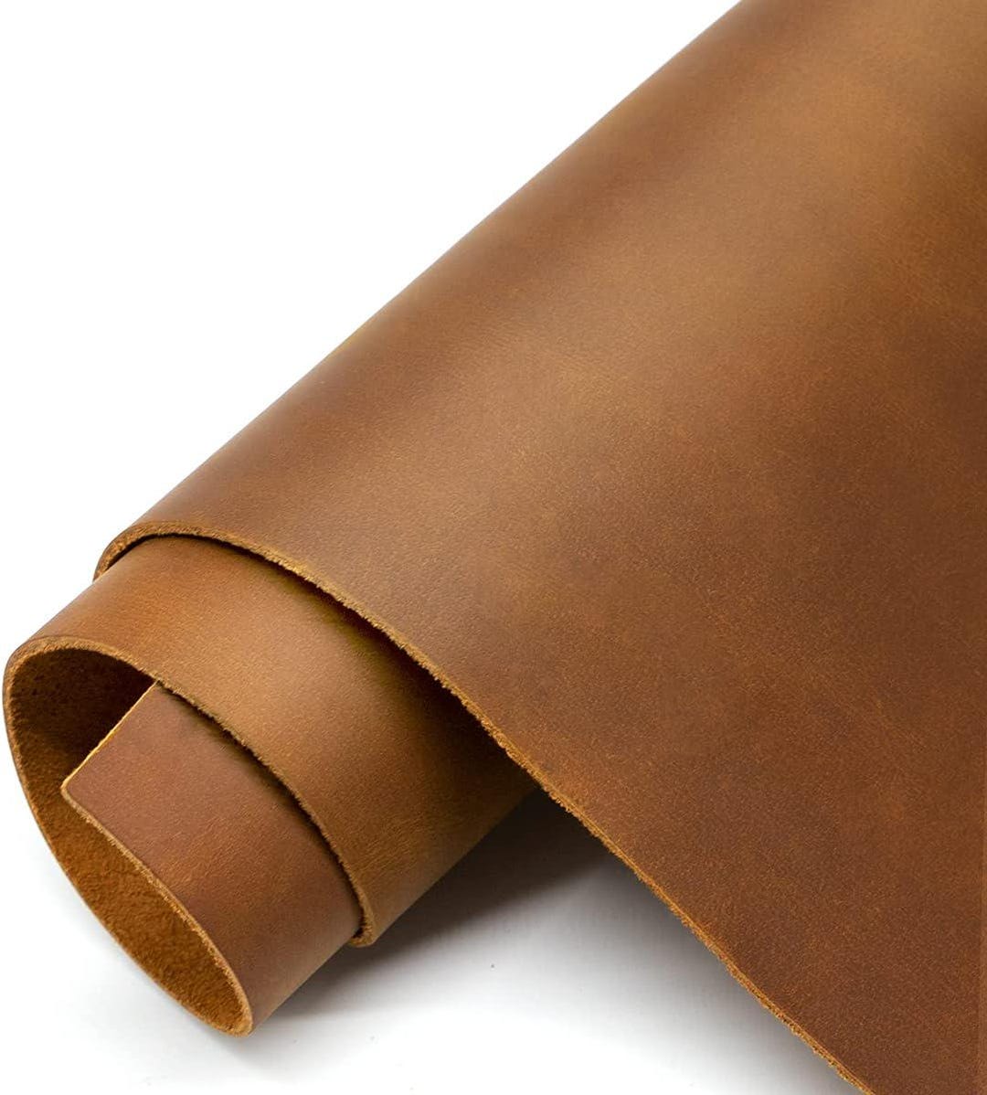 Thick Leather Sheets for Crafts Tooling Leather Square Full Grain ...