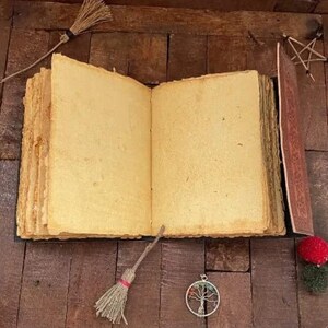 Vintage Leather Journal Recycled Paper Journal, for Notes, Notebook ...