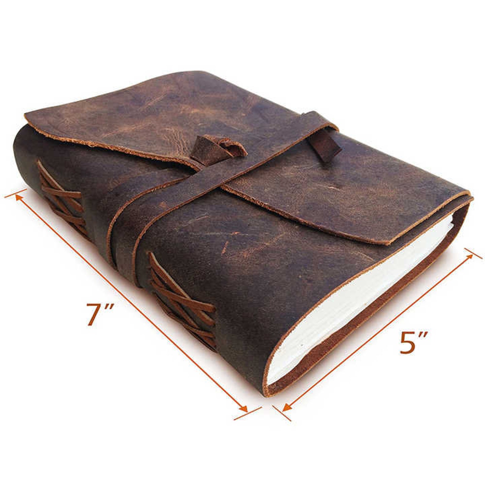 Personalized Vintage Genuine Leather Journal, Leather Bound-journal ...