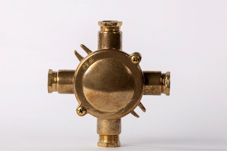 Solid Brass Single Pole Rotary Switch Schuko Socket - Etsy