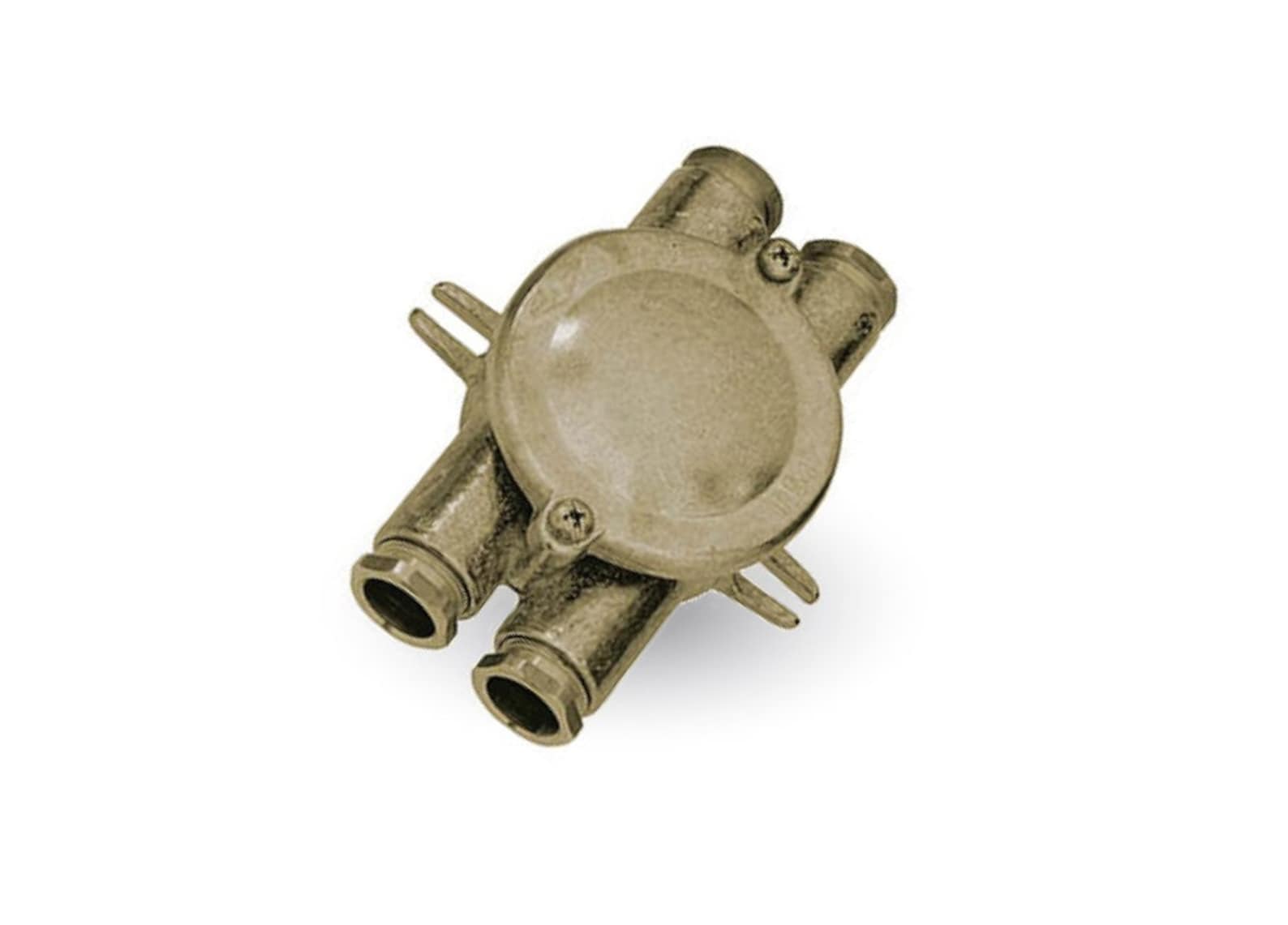 Solid Brass Single Pole Rotary Switch, Schuko Socket, Industrial Loft ...