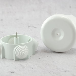 Vintage Ceramic Porcelain Junction Box, Electrical Porcelain Junction ...