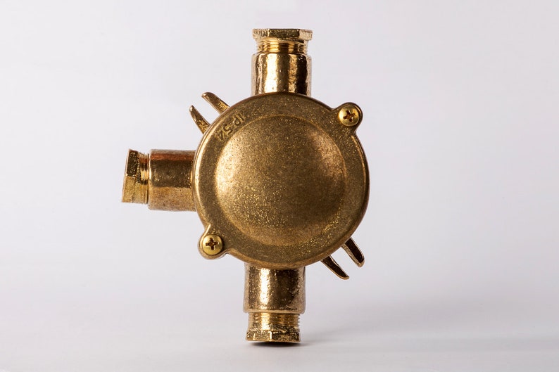 Solid Brass Single Pole Rotary Switch Schuko Socket - Etsy