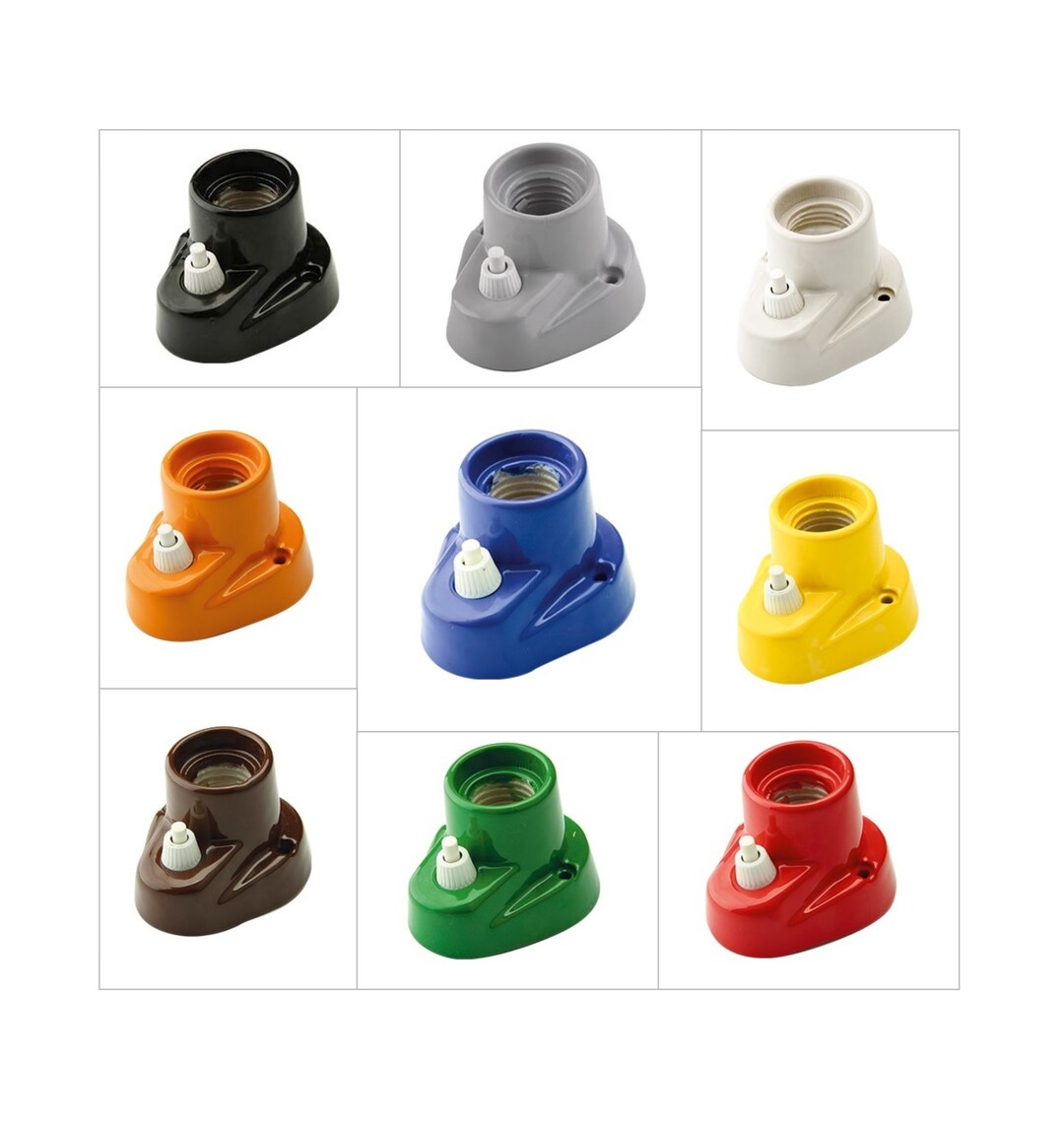 Colorful Porcelain Scone, Wall Mounted Ceramic Sconce With On/off ...