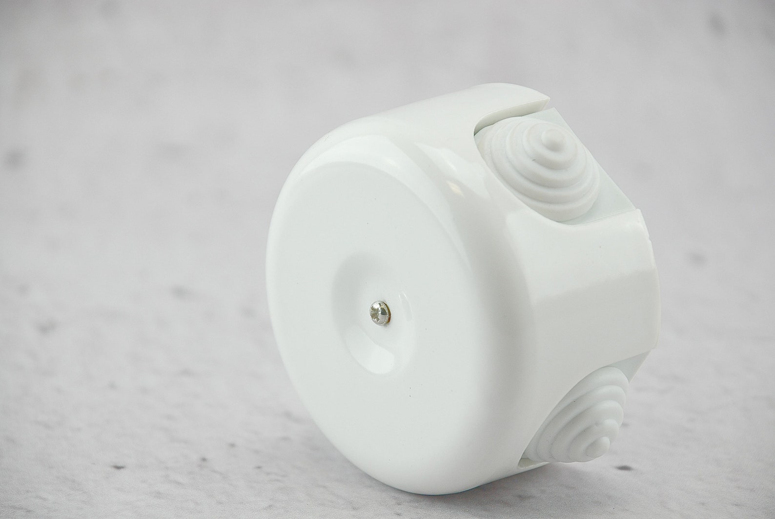 Vintage Ceramic Porcelain Junction Box, Electrical Porcelain Junction ...