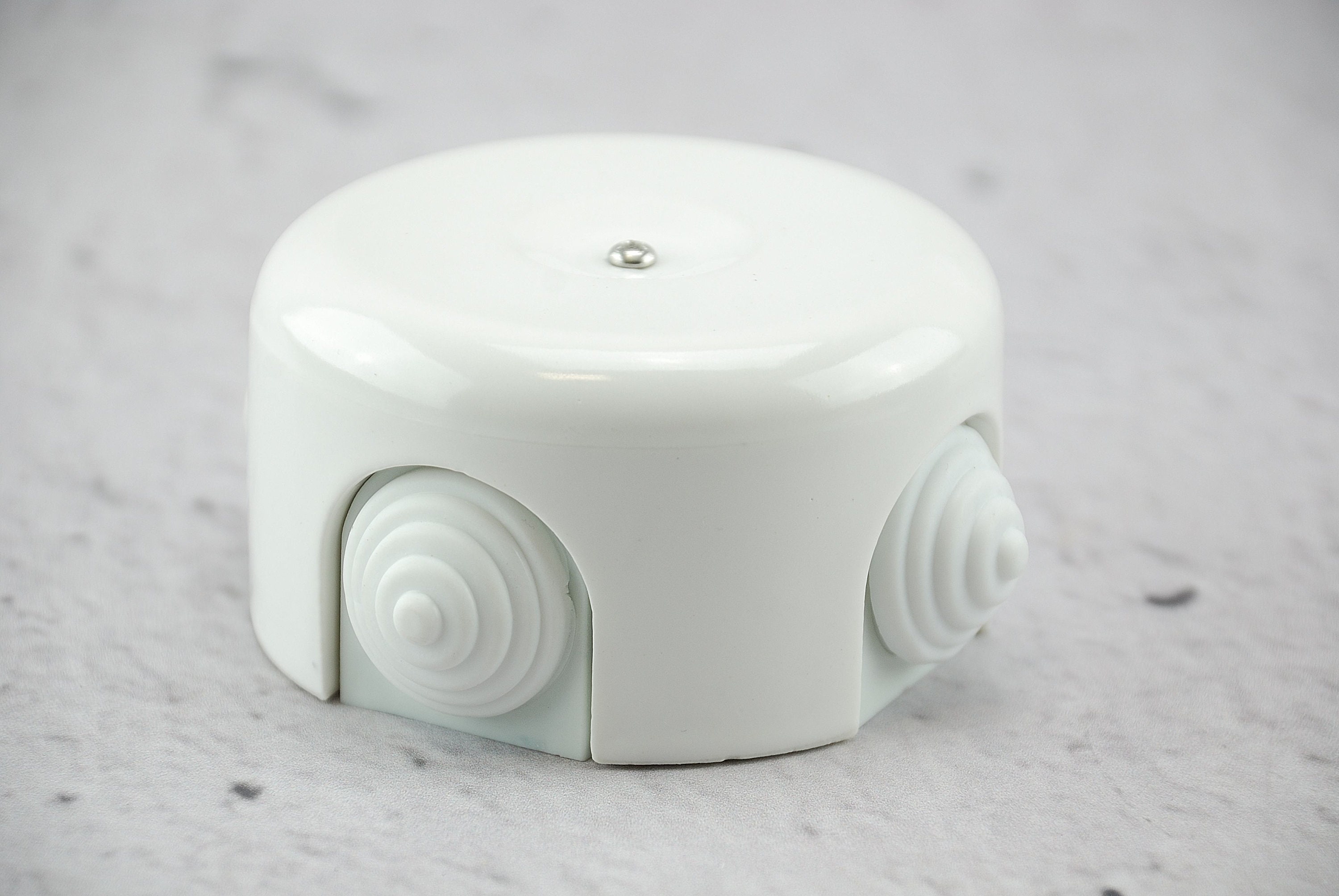 Vintage Ceramic Porcelain Junction Box, Electrical Porcelain Junction ...