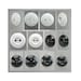 Porcelain Electrical Wall Socket Set, Flush-mounted Socket Outlet 240V ...