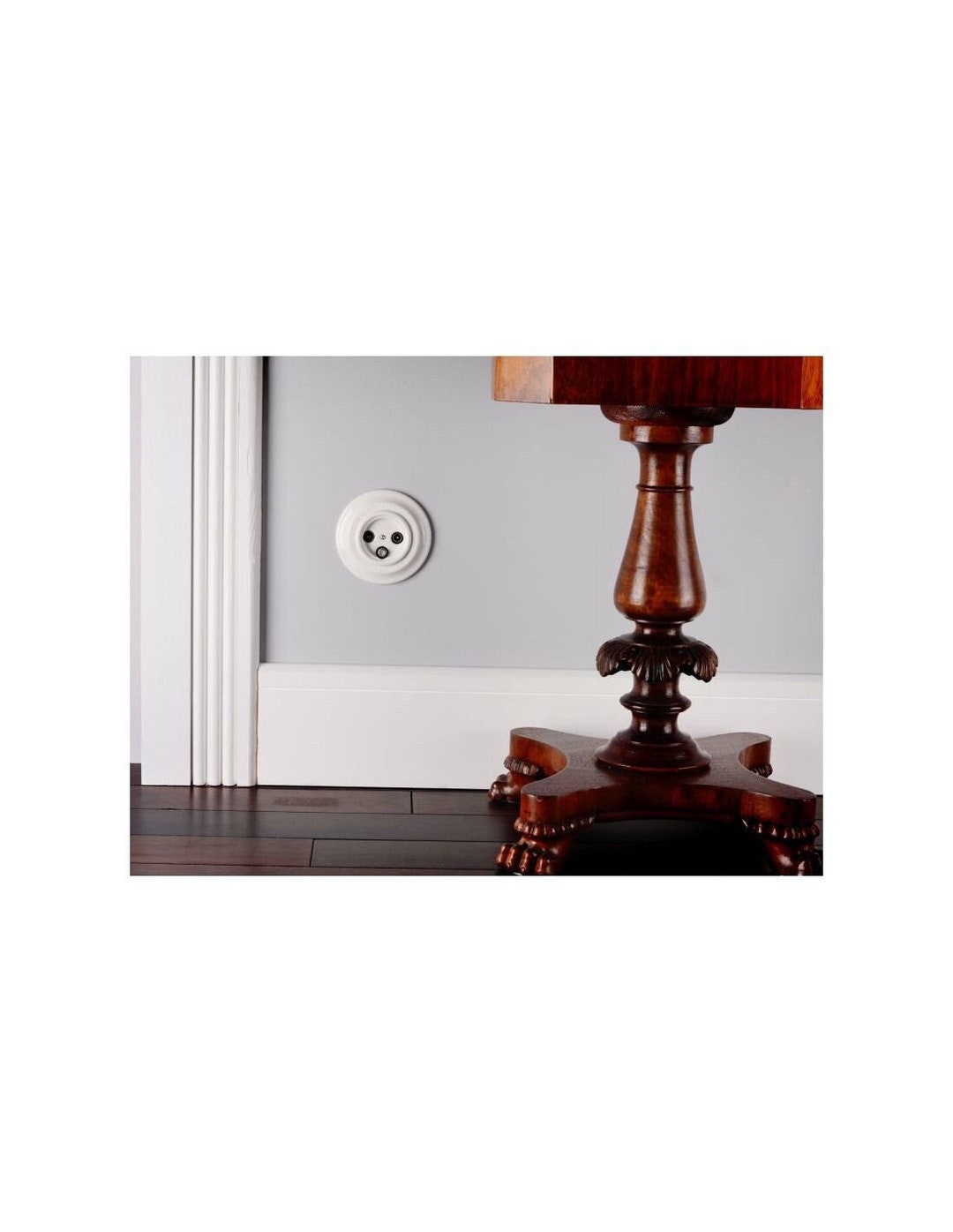 Retro Electrical Ceramic Flush-mounted RTV SAT Socket, Loft Rtv Sat ...