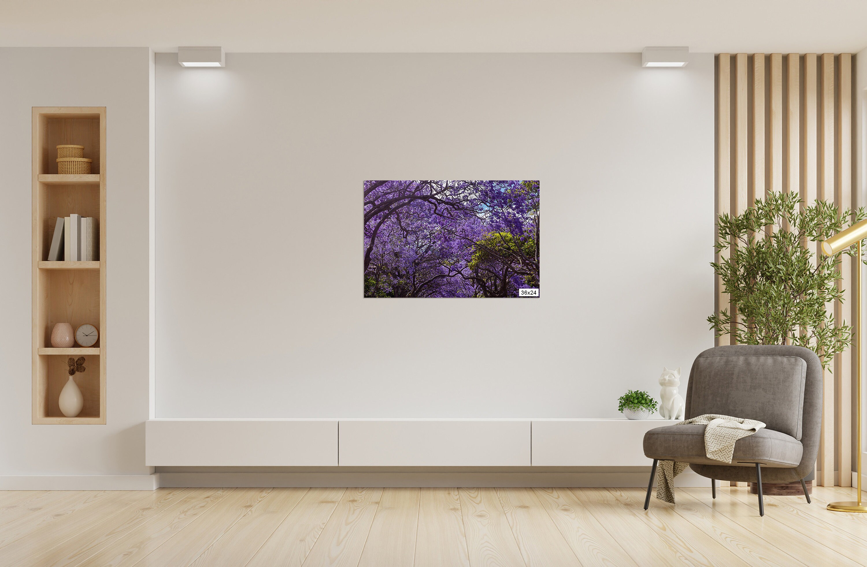 Jacaranda Trees in Full Blossom Sydney Travel Poster Wall - Etsy