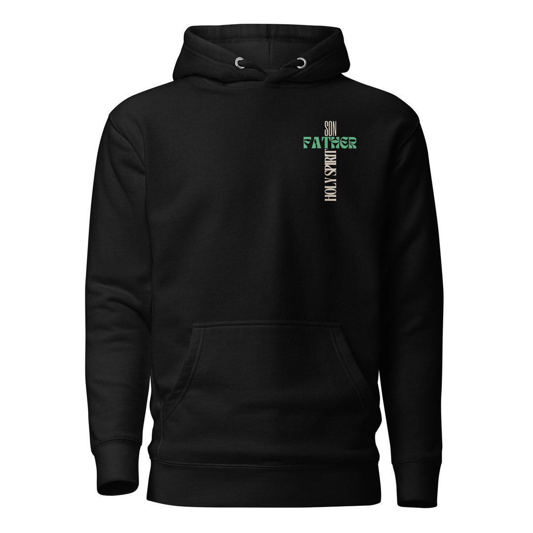 Father Son Holy Spirit Green Unisex Hoodie Christian Apparel Jesus ...