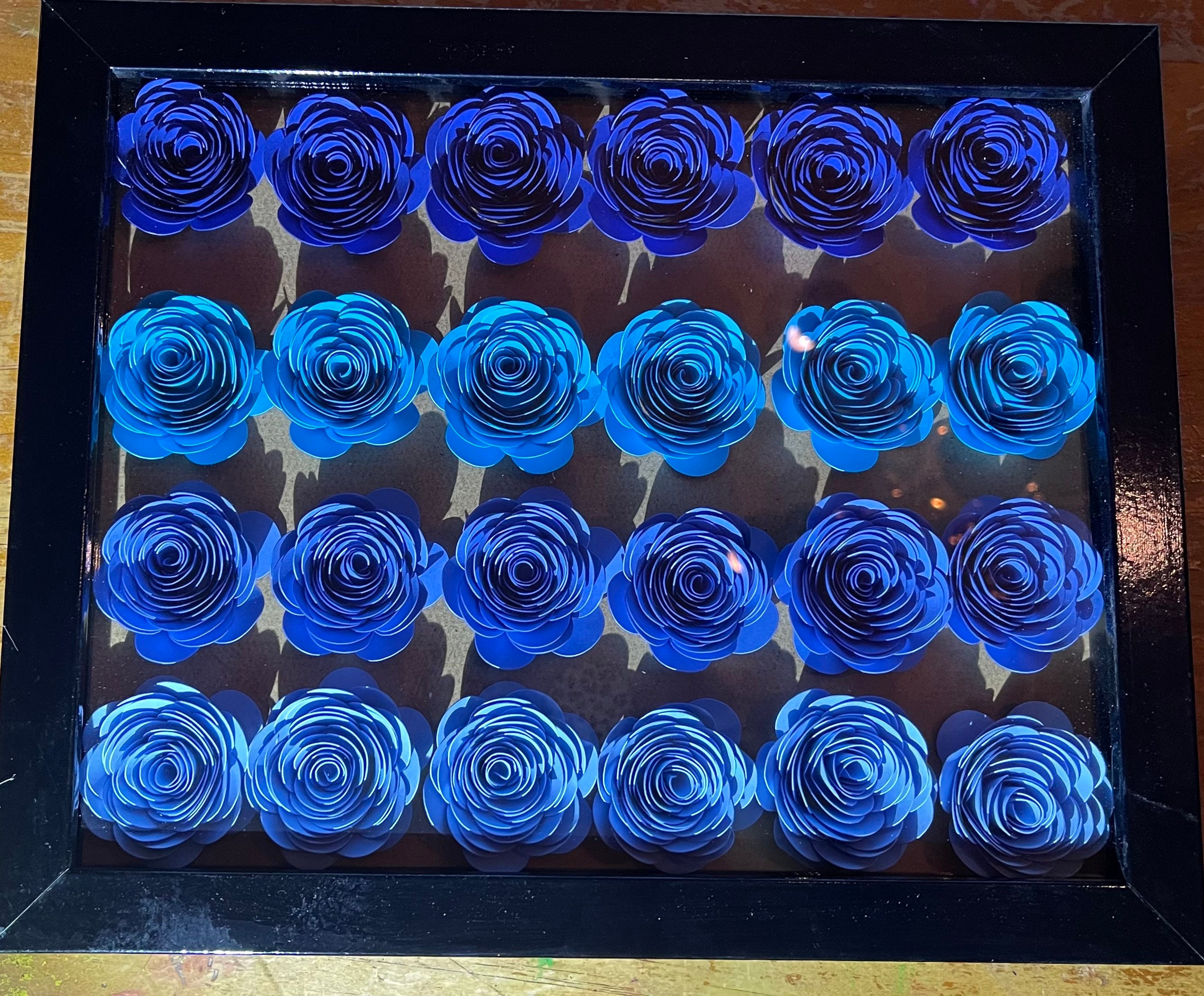 Personalized Shadowbox| Shadowbox| Flowers| Shadowbox With Flowers ...